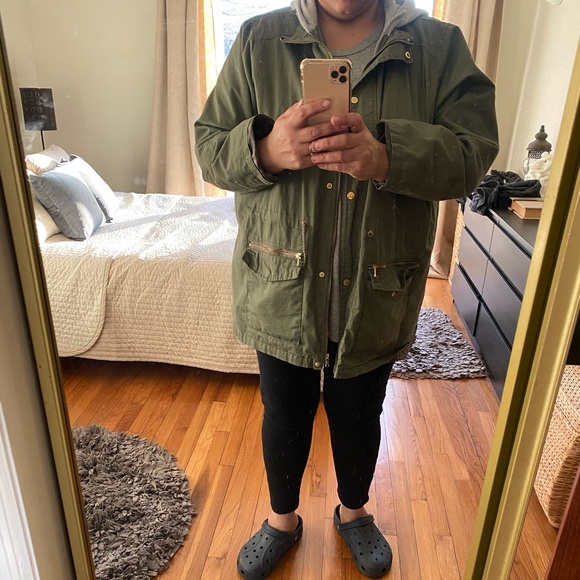 Outer Edge | Jackets & Coats | Trenchcoat W Hoodie Outer Edge | Poshmark